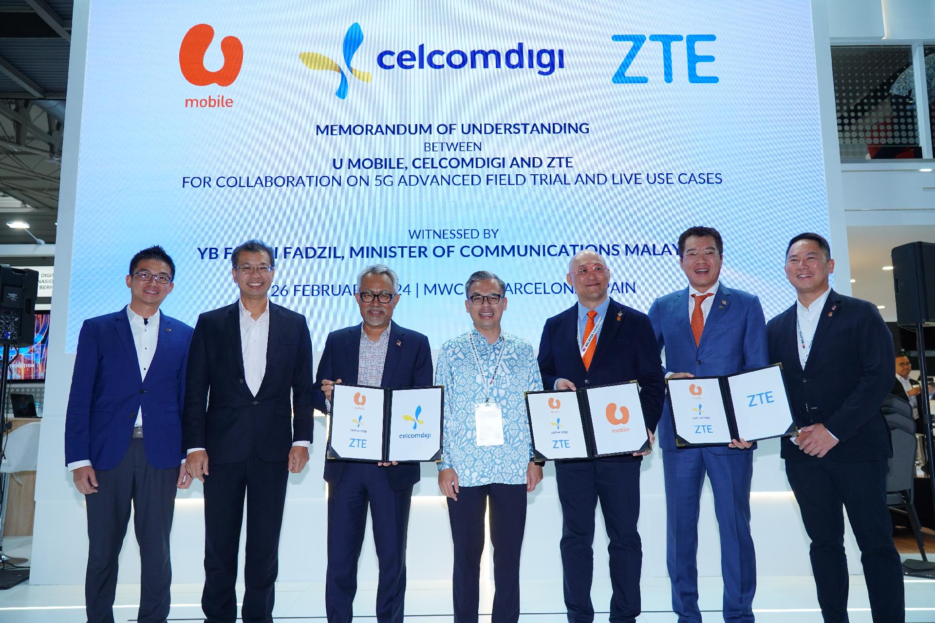 CelcomDigi, U Mobile and ZTE collaborate to accelerate 5G Advanced ...
