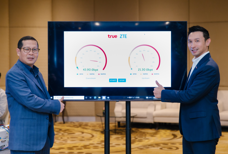 True and ZTE release Thailand's First 50G PON Prototype