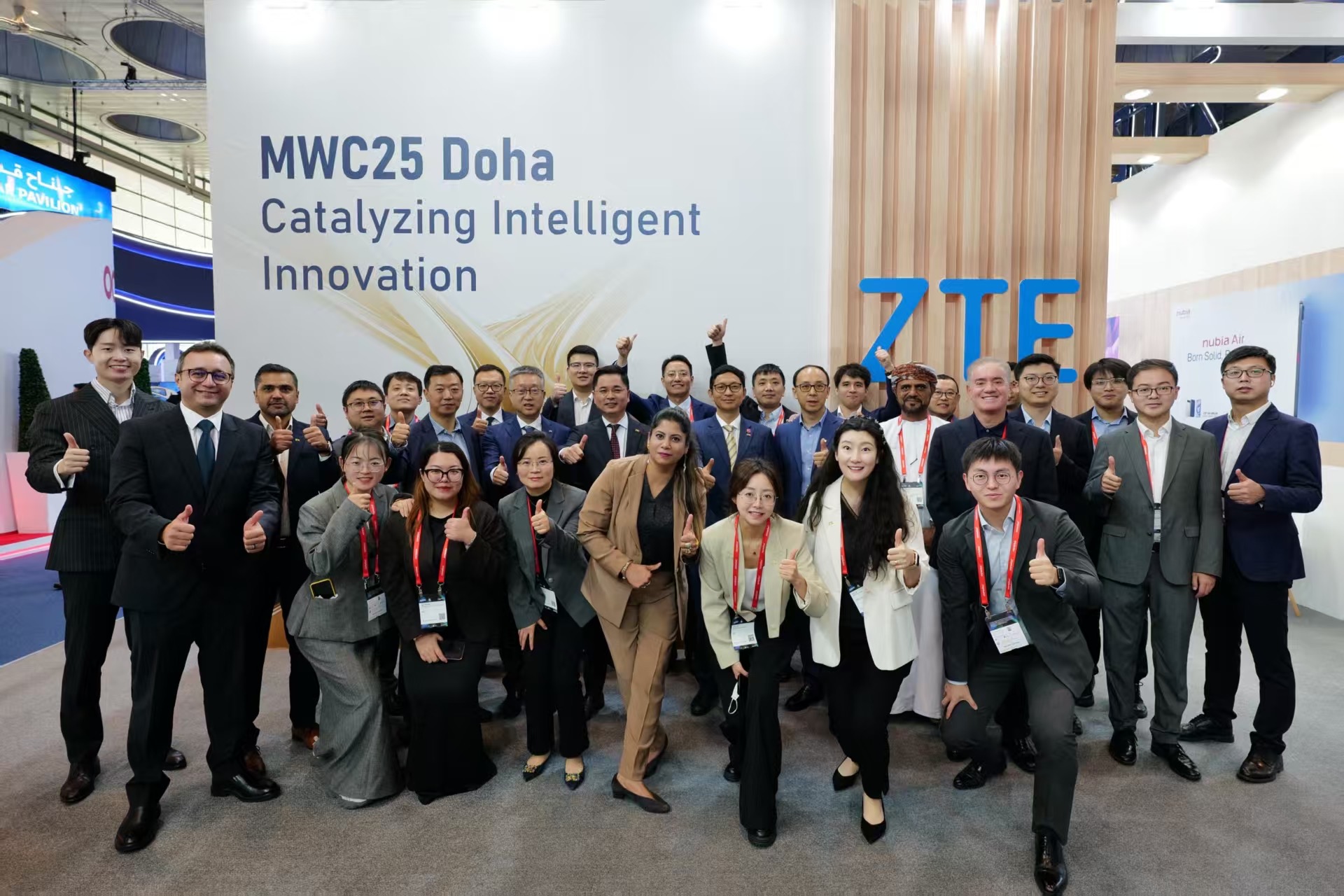 ZTE participates in MWC Doha 2025, empowering a sustainable digital future