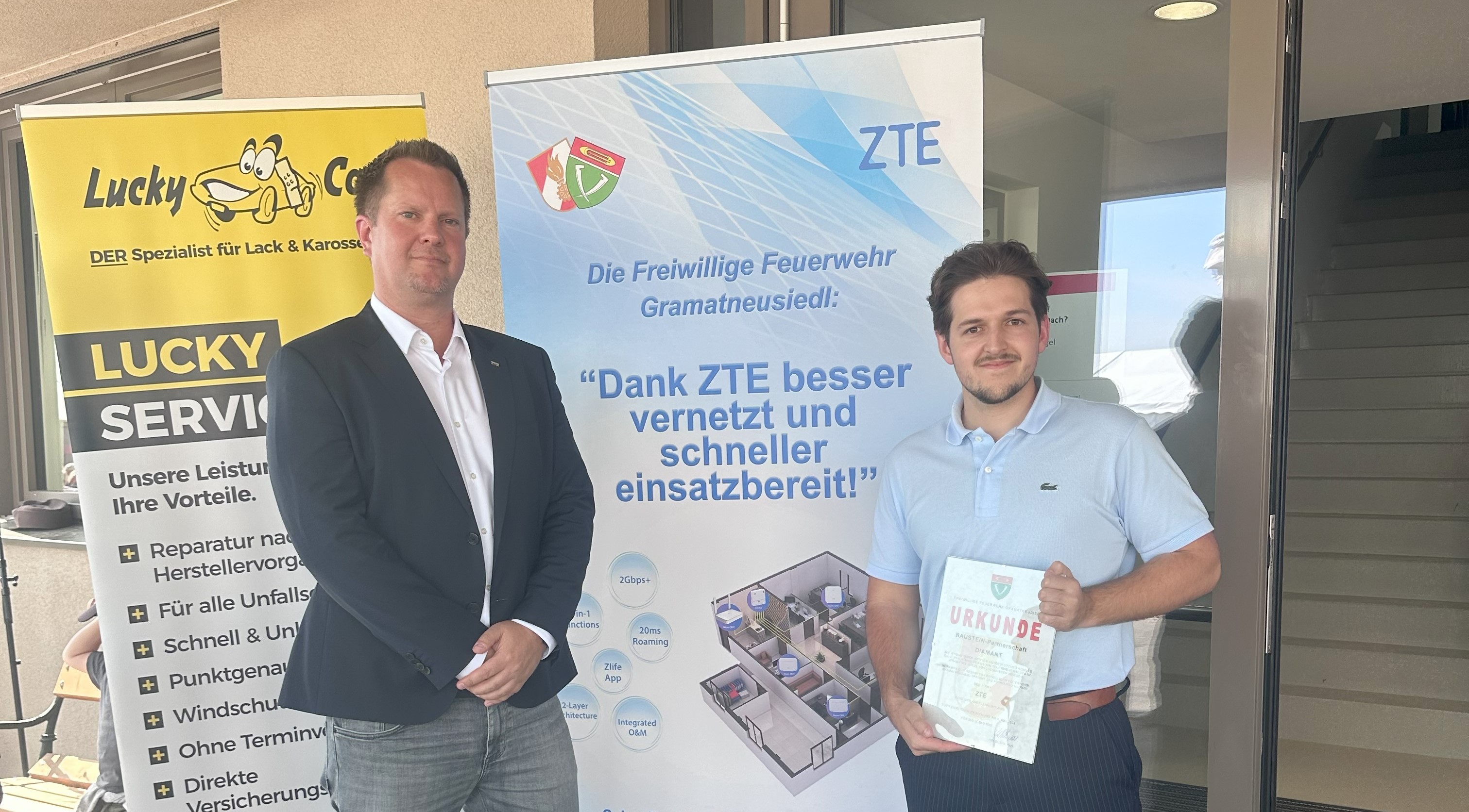 Local heroes at Gramatneusiedl Fire Department empowered by ZTE's ...