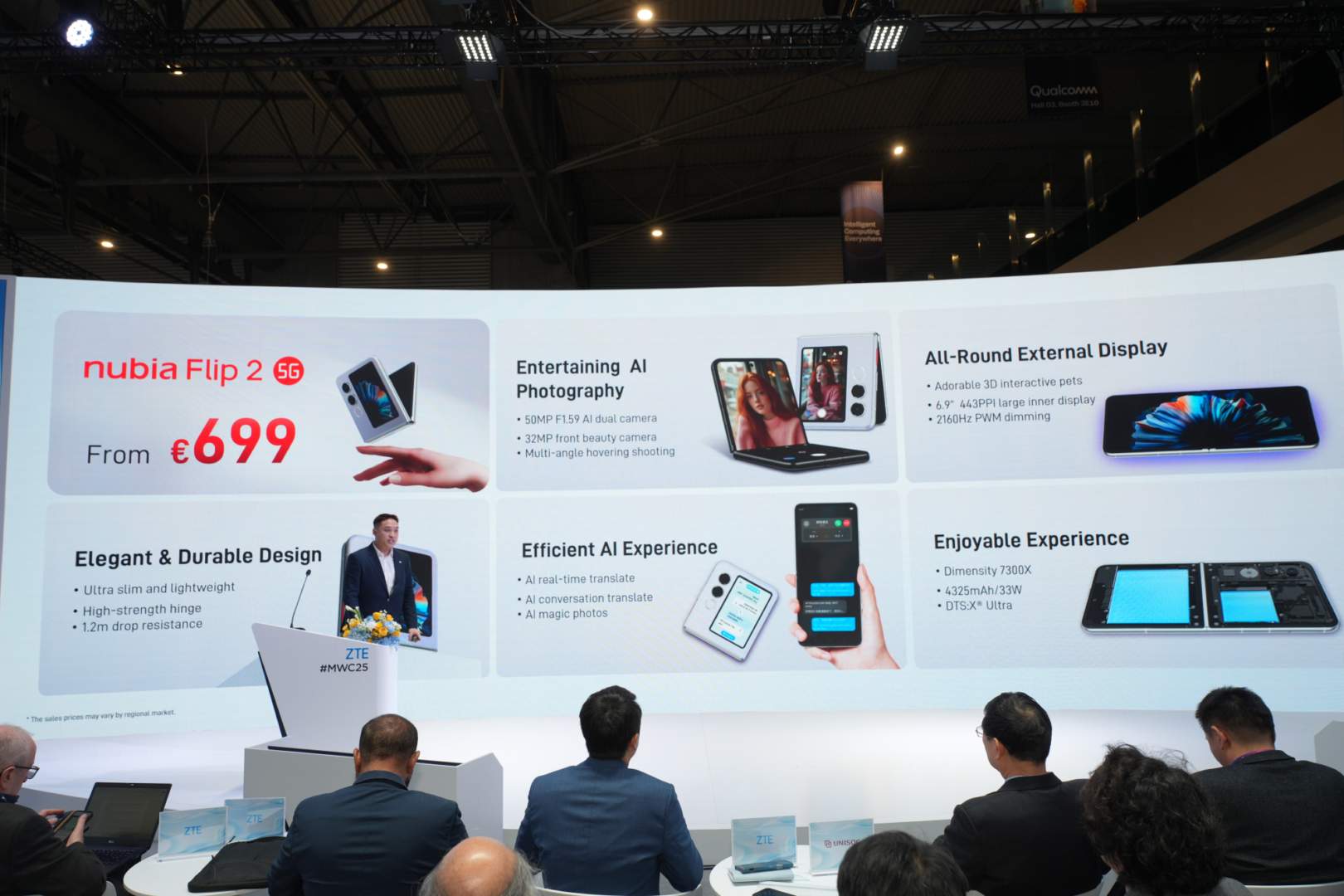 nubia unveils the Flip 2 5G at MWC Barcelona 2025, ushering in a new era of compact foldable ...