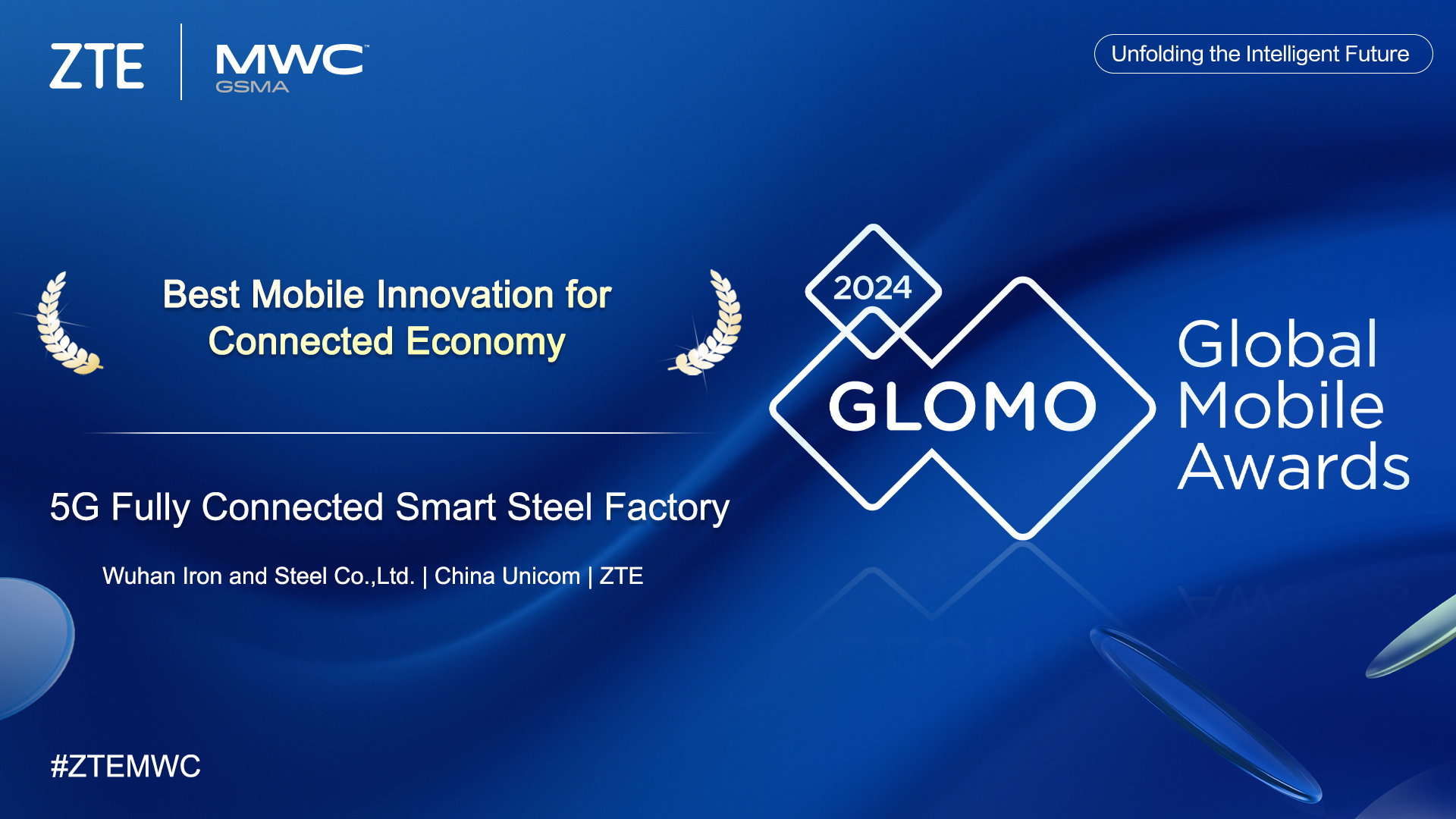 WISCO, China Unicom and ZTE recognized as "Best Mobile Innovation for Connected Economy" at the ...