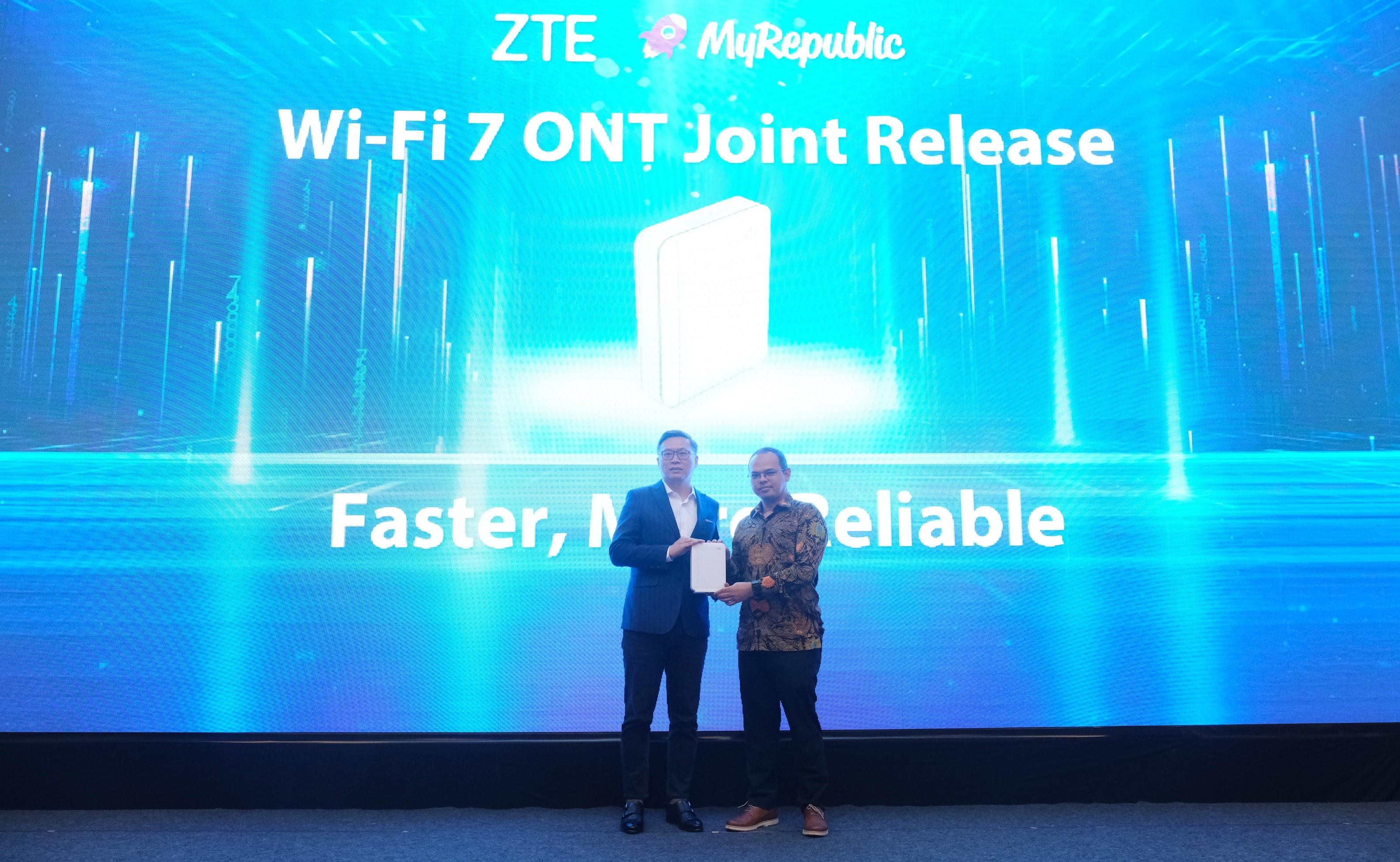 ZTE and MyRepublic jointly launch the first Wi-Fi 7 CPE in Indonesia ...