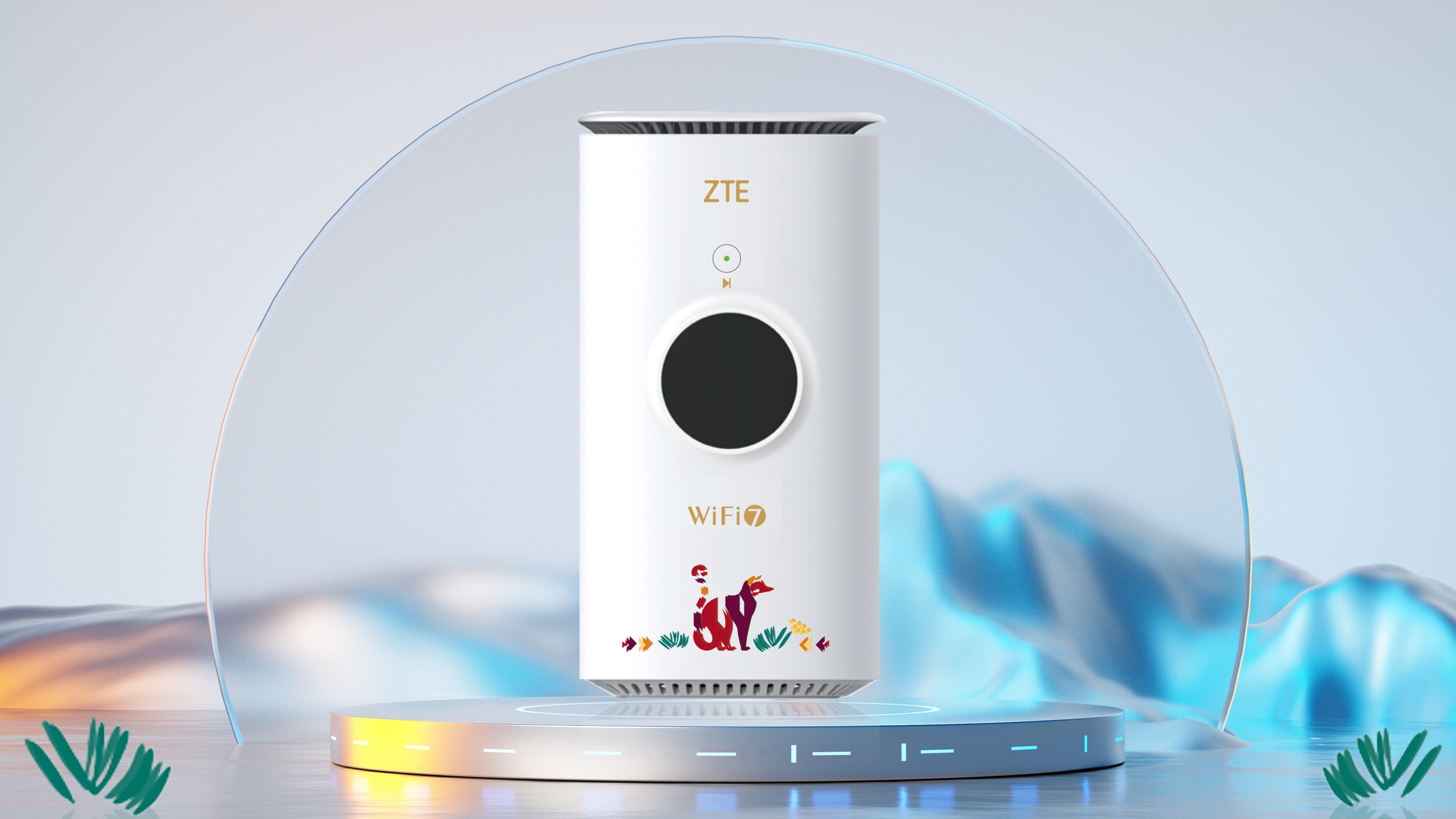 ZTE launches Wi-Fi 7 ONT with integrated smart screen