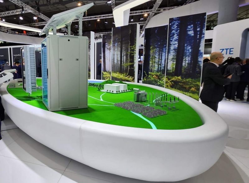 ZTE makes its mark with a portfolio of green solutions at MWC 2023