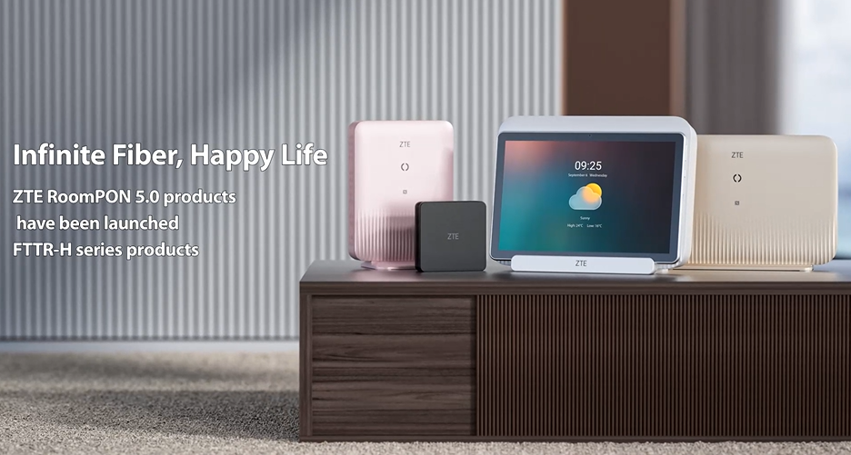 ZTE unveils RoomPON 5.0, redefining FTTR solution at Network X 2023