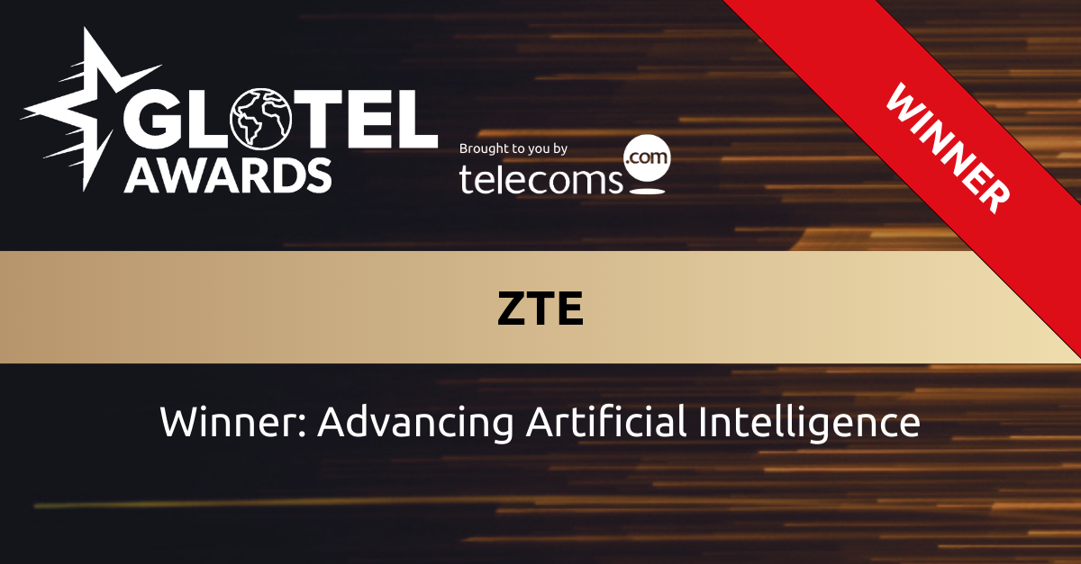 ZTE wins Glotel "Advancing Artificial Intelligence" award with RAN Composer